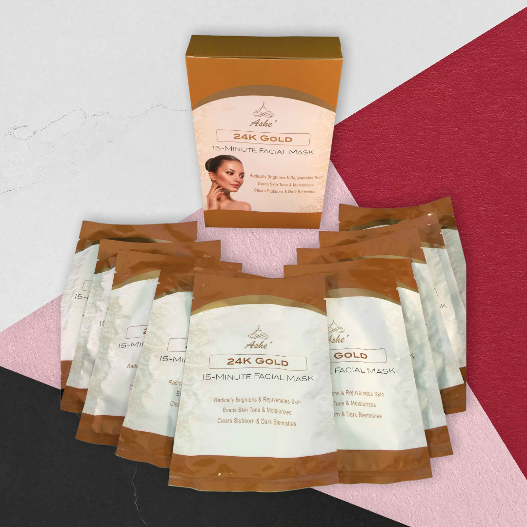 24K Gold Triple Whitening Mask – Ashe Skin Care